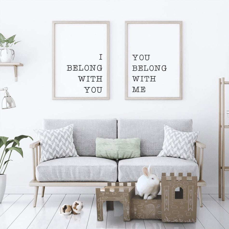 Bunny Castle playhouse, toy, hideaway, home for rabbits – BunnyBliss